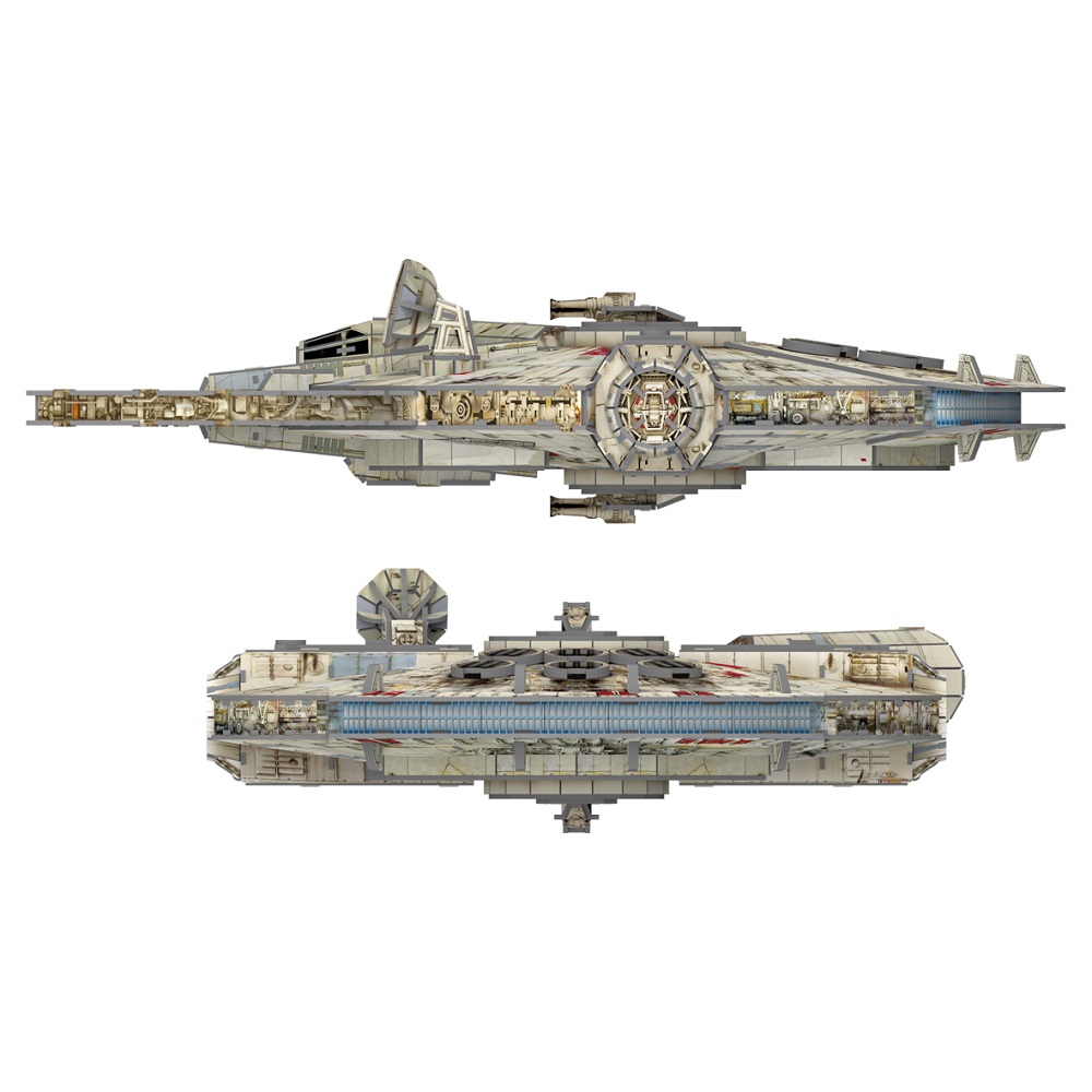 Millennium Falcon Side View