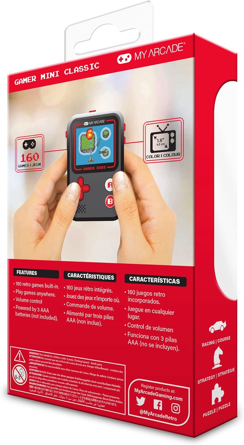 Gamer Mini Classic handheld console My Arcade