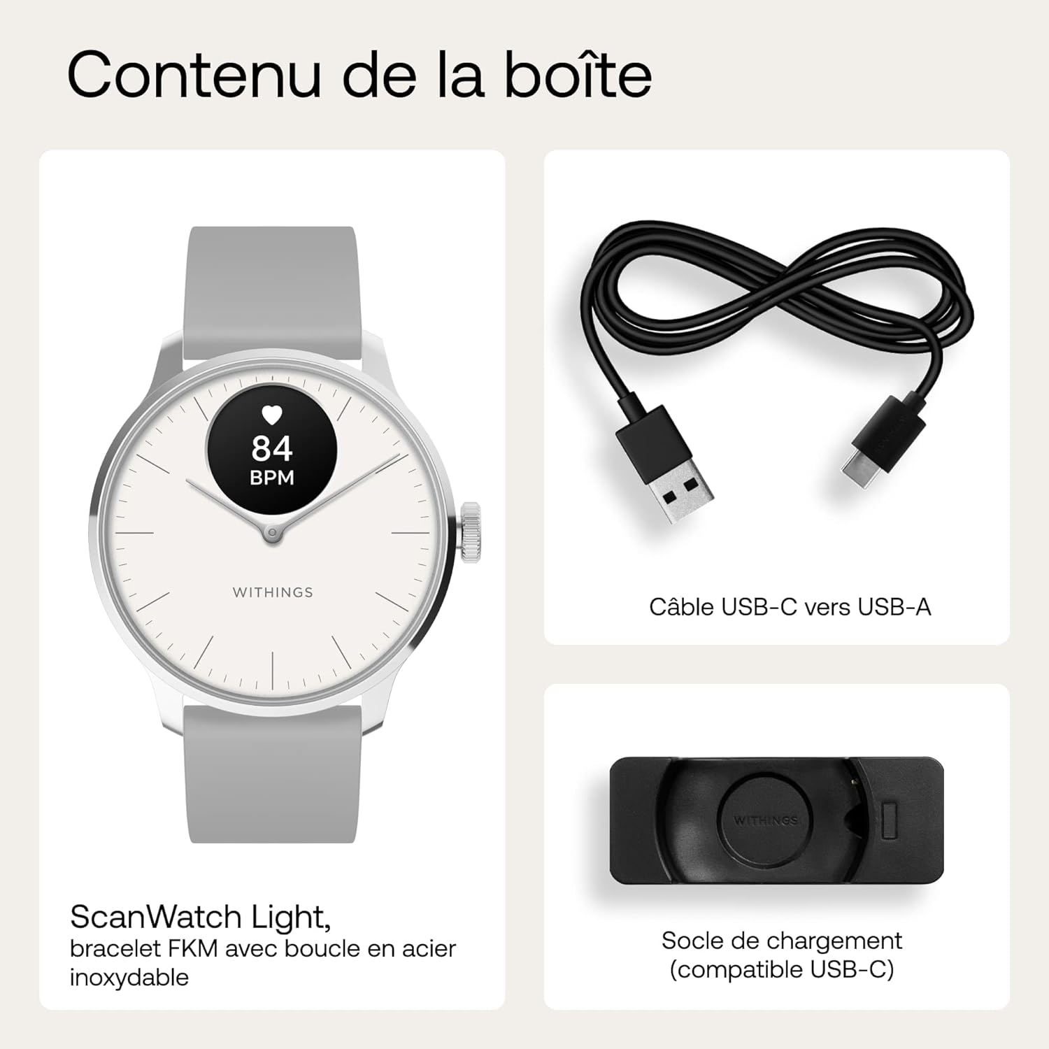 Withings ScanWatch Light connected watch