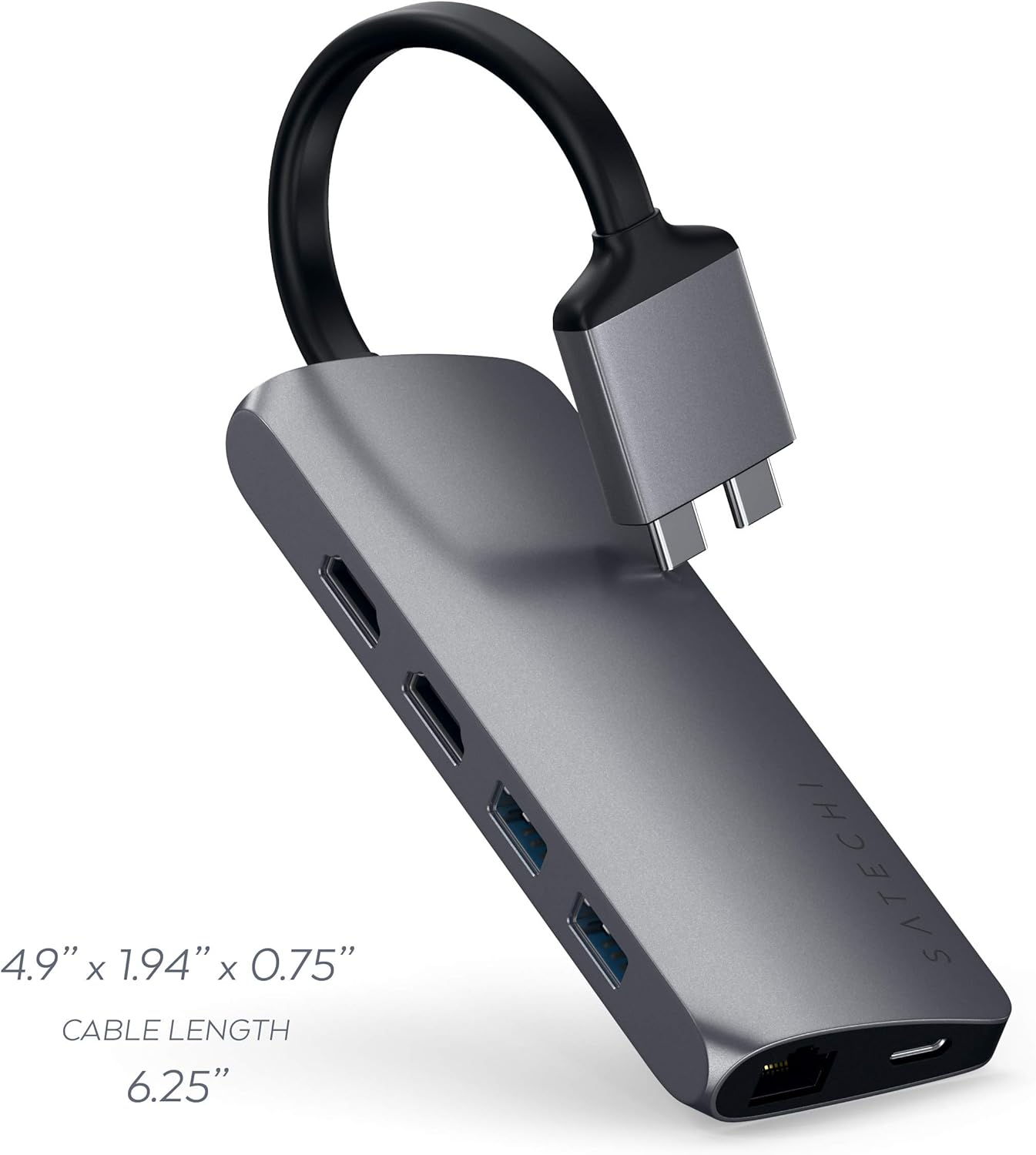 Adaptateur Multiports double USB-C Satechi