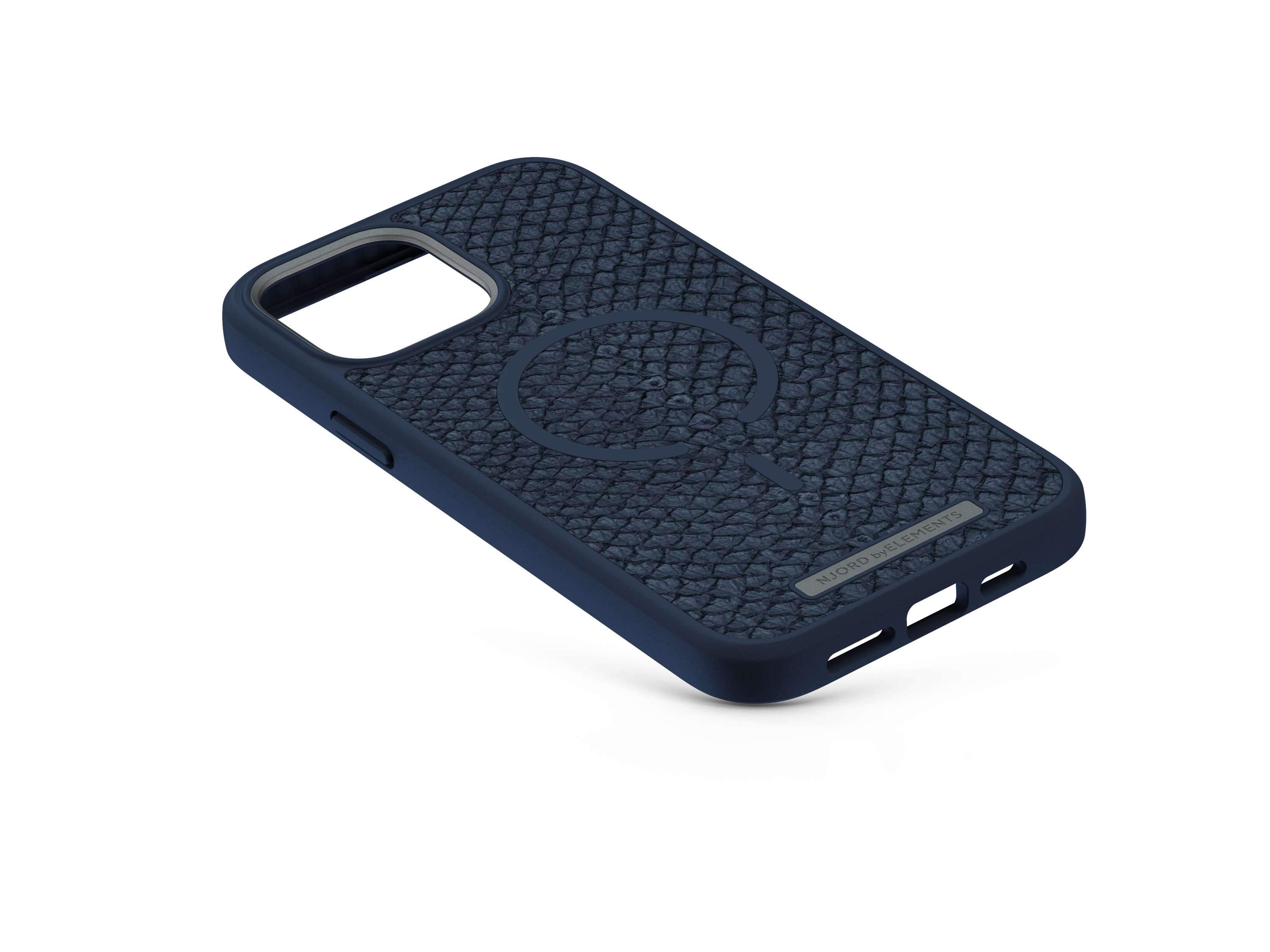 Coques iPhone 13 Pro Max cuir de saumon Njord by Elements