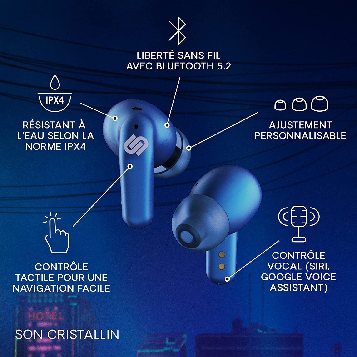 Urbanista Seoul écouteurs Bluetooth gaming sans fil
