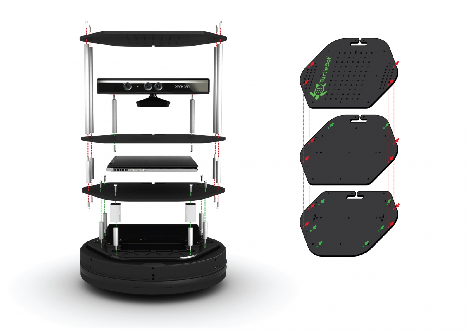 TurtleBot 2 (complete & assembly) - TURTLEBOT