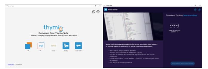 Using the educational robot Thymio with Python