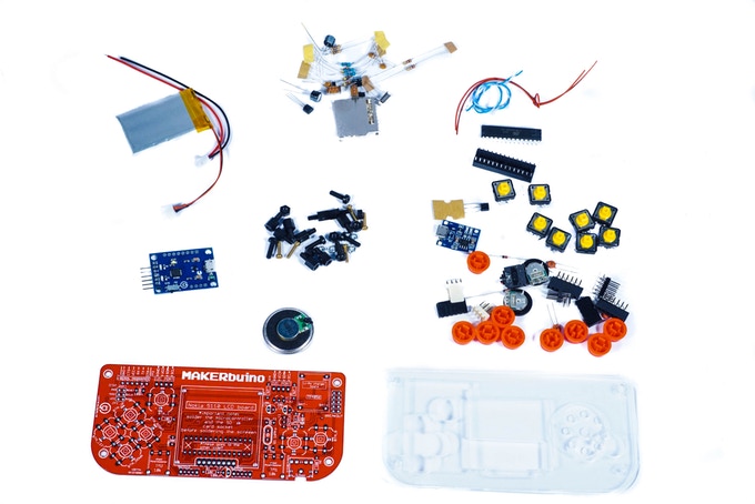 MAKERbuino: educational kit, create your game console