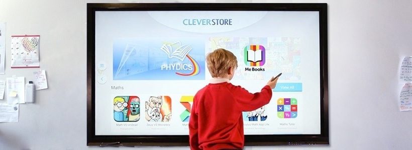 Interactive tables and screens for school and office